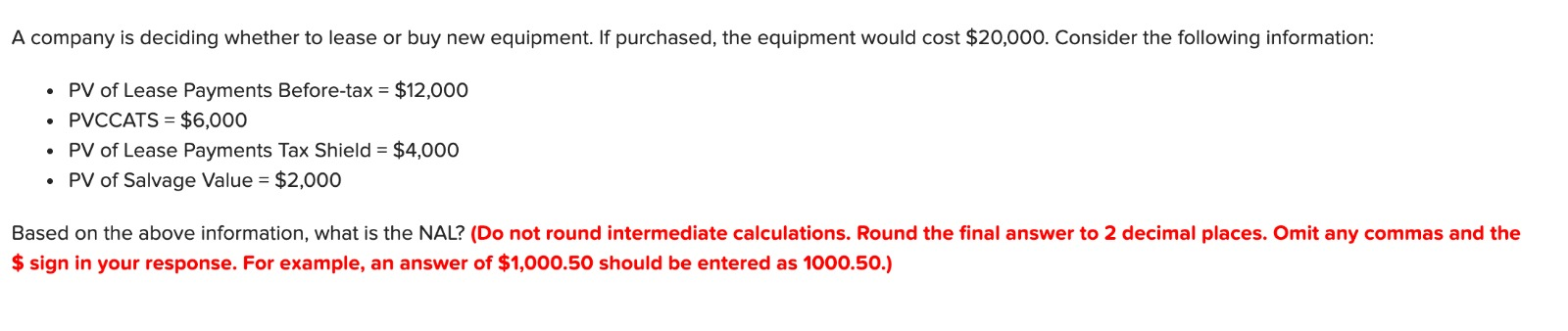Solved A company is deciding whether to lease or buy new | Chegg.com
