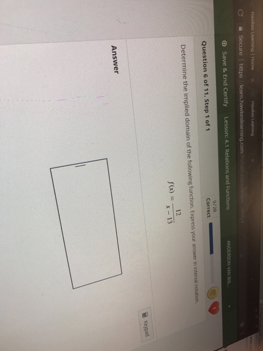 Solved C Secure I https/ learn.hawkeslearning.com/or ® Save | Chegg.com