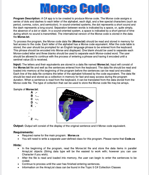 Morse Code Sample Sound | PDF Template