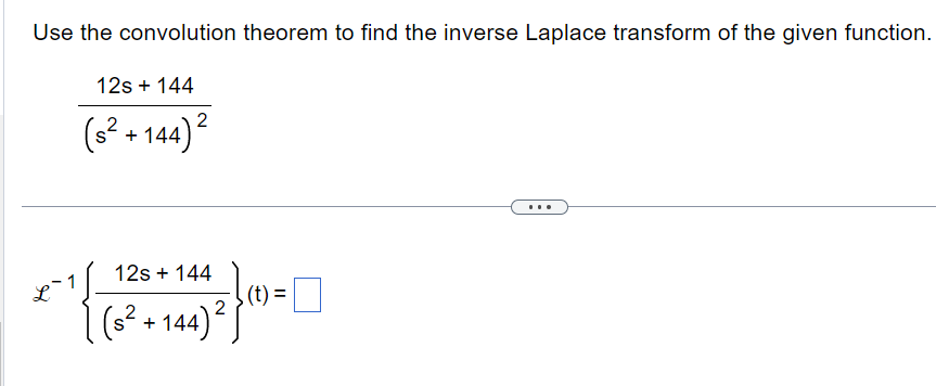 Solved Use the convolution theorem to find the inverse | Chegg.com