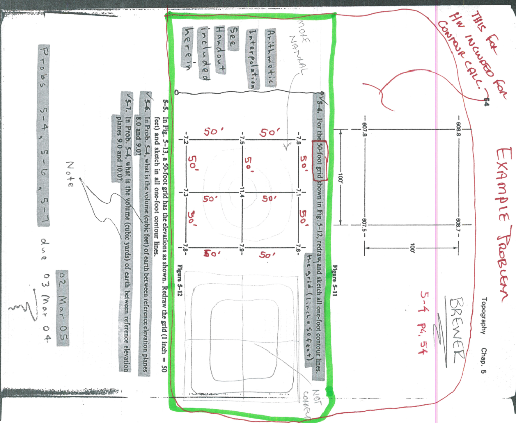 1. - For contour, students should do the attached | Chegg.com