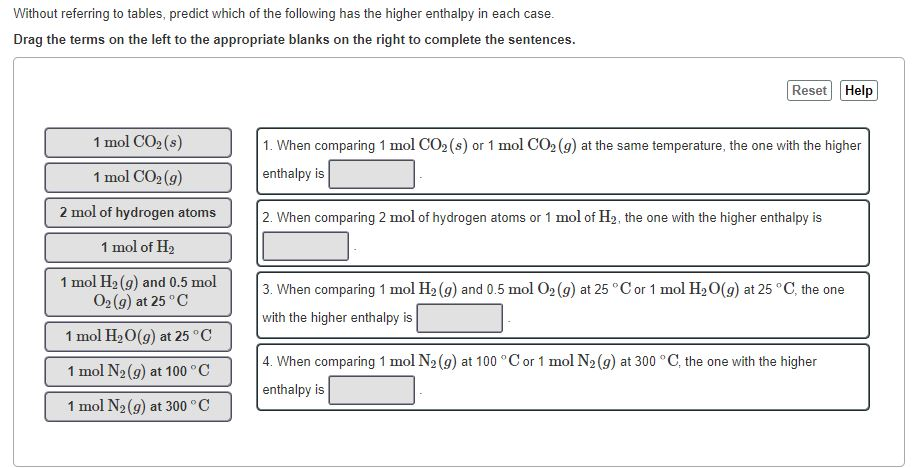Solved Without referring to tables, predict which of the | Chegg.com