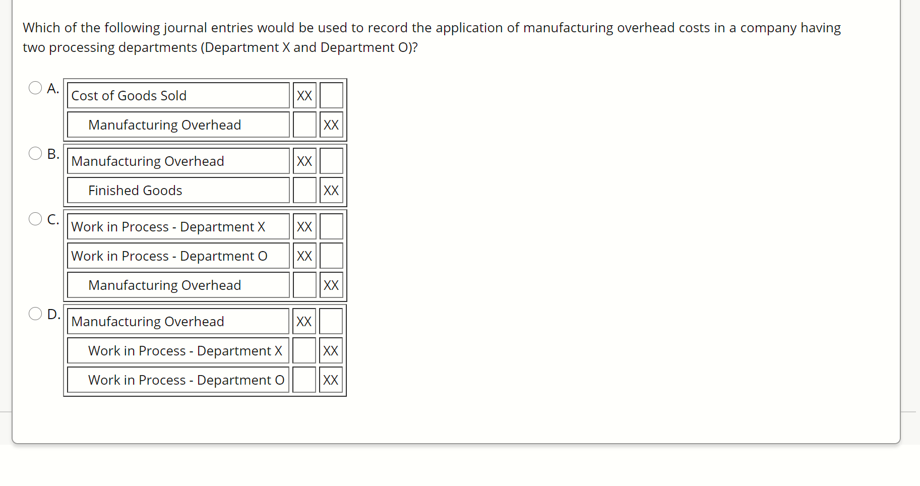 Solved Which of the following journal entries would be used | Chegg.com