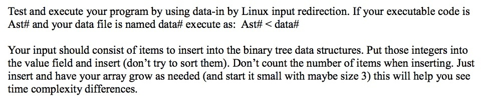 Solved In this assignment you will use the Binary Tree Data | Chegg.com
