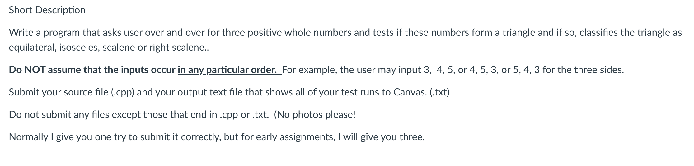 Solved Short Description Write a program that asks user over | Chegg.com