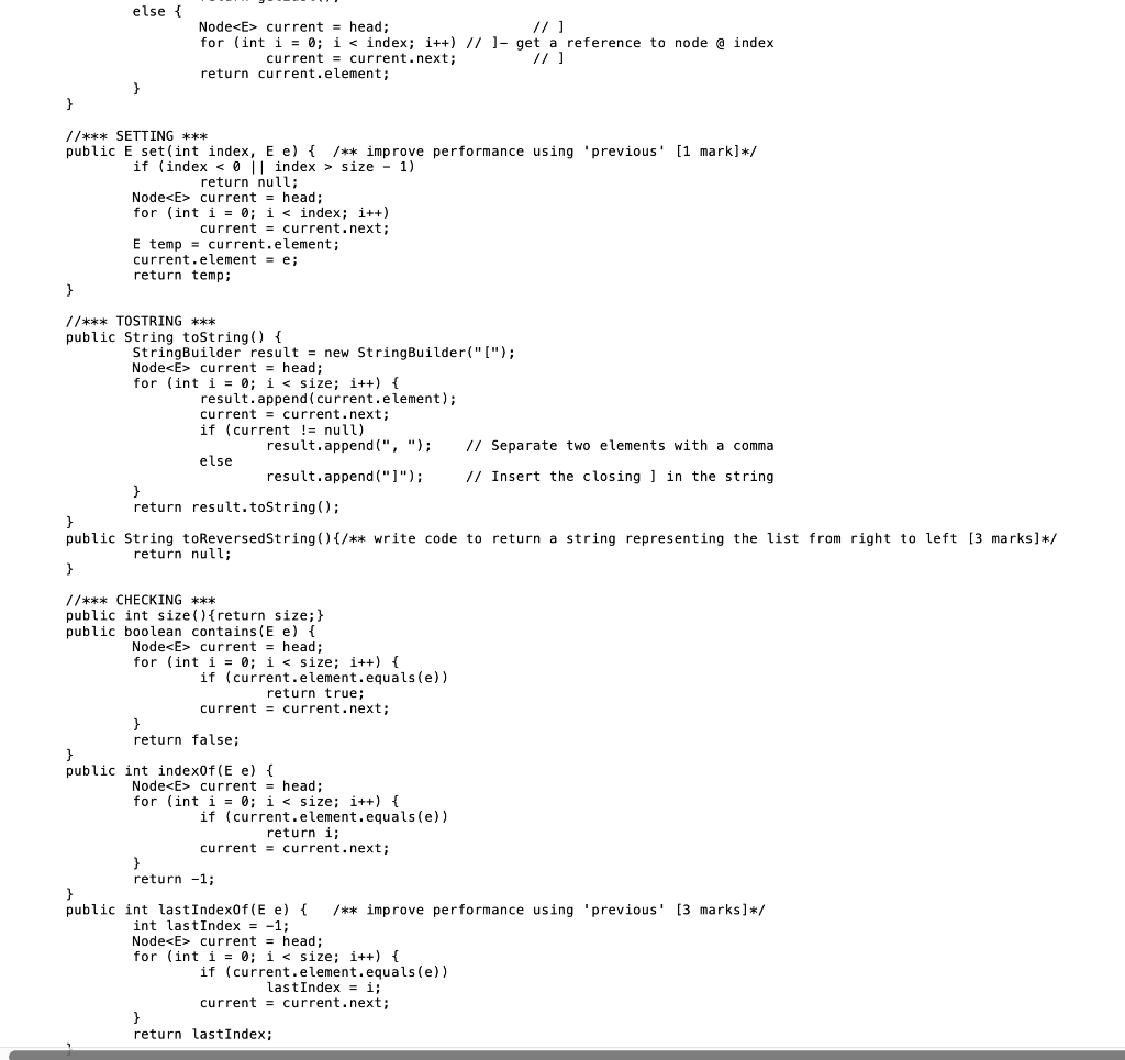 In this assignment, you will convert the MyLinkedList | Chegg.com
