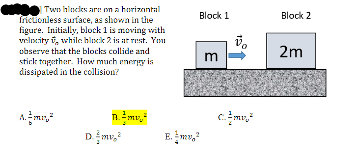 Solved Two blocks are on a horizontal frictionless surface, | Chegg.com
