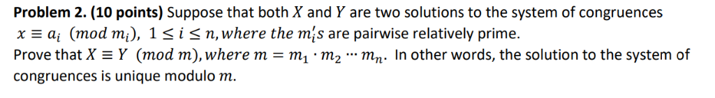 Solved Problem 2. (10 points) Suppose that both X and Y are | Chegg.com