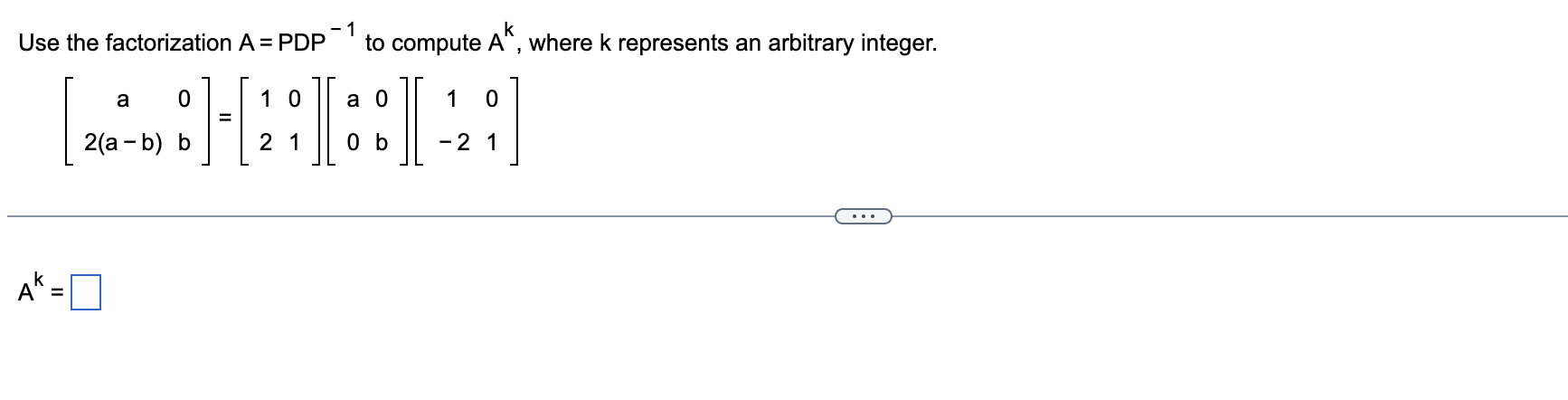 Solved 1 Let A = PDP and P and D as shown below. Compute A4. | Chegg.com