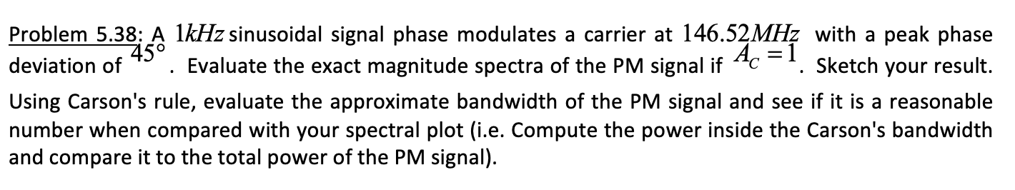 Solved Problem 5.38: A 1kHz sinusoidal signal phase | Chegg.com