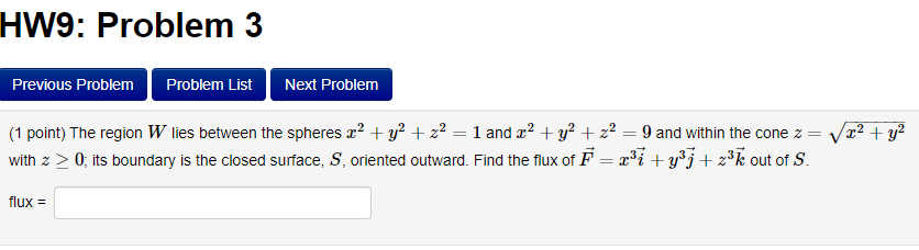Solved HW9: Problem 3 Previous Problem Problem List Next | Chegg.com