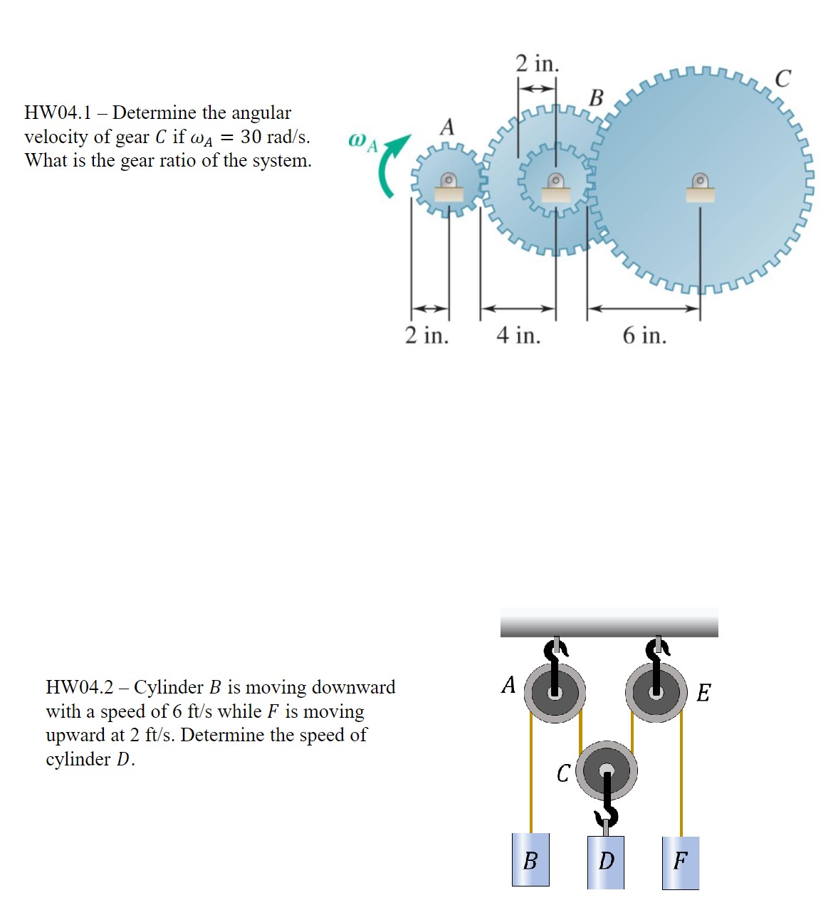 Solved Answers are for problem 1: Omega_c = 5 rad/s. Gear | Chegg.com
