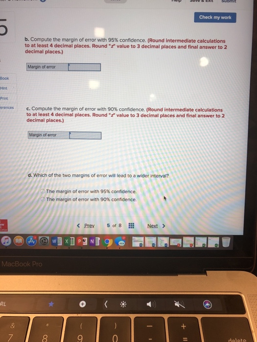 Solved Chapter 8 Homework Saved Help Save Andexit Submit Check 1718