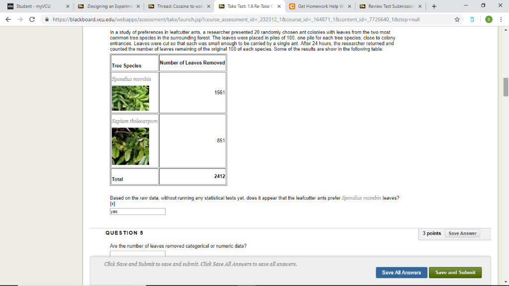 Solved -Student-myvcu e Get Homework Helpw -Take Test: 1.6 | Chegg.com