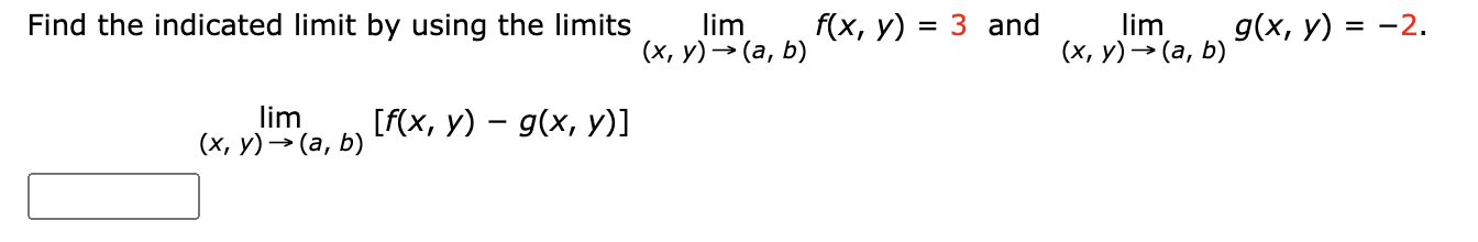 Solved Find the indicated limit by using the limits | Chegg.com