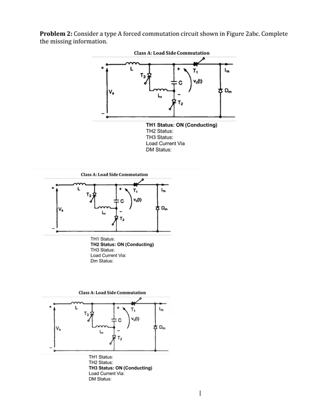 Solved Problem 2: Consider a type A forced commutation | Chegg.com