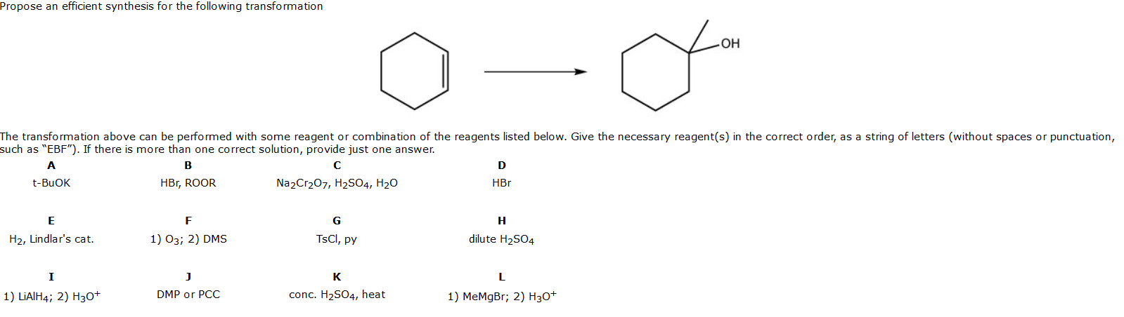 Solved Propose an efficient synthesis for the following | Chegg.com
