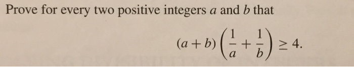 Solved Prove for every two positive integers a and b that 3) | Chegg.com