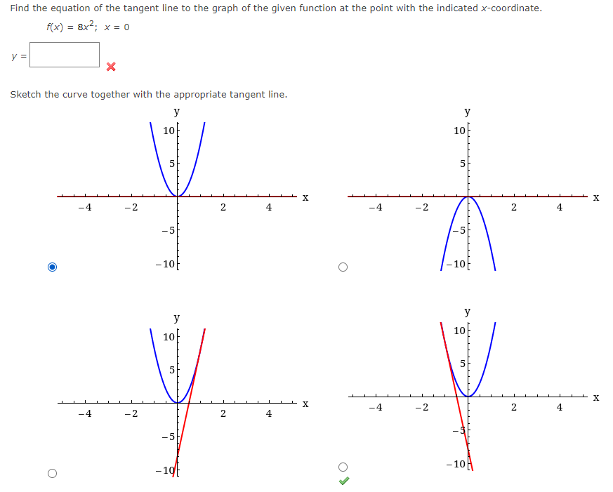 Solved Find the equation of the tangent line to the graph of | Chegg.com