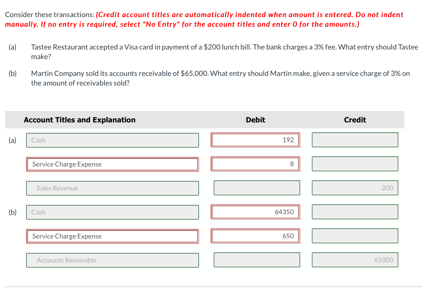 Solved Consider These Transactions Credit Account Titles Chegg