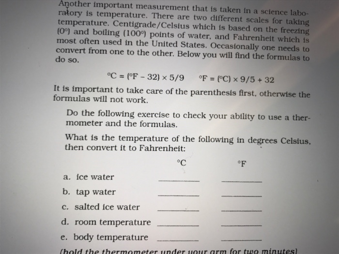 Solved Another important measurement that is taken in a | Chegg.com