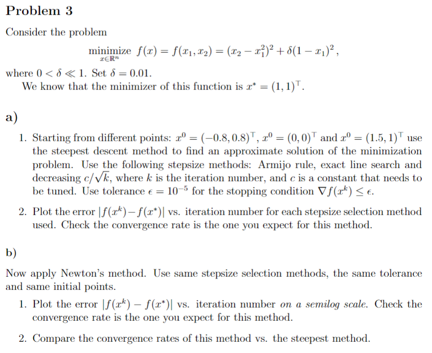 Solved Consider the problem | Chegg.com