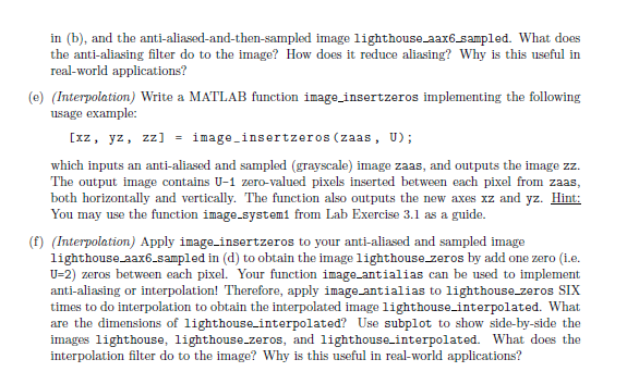 Exercise 3.1: The piece of MATLAB code below provides | Chegg.com