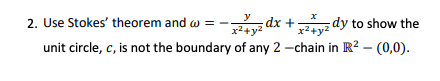 Solved Integration over Singular 𝑛-Chains and Stokes’ | Chegg.com