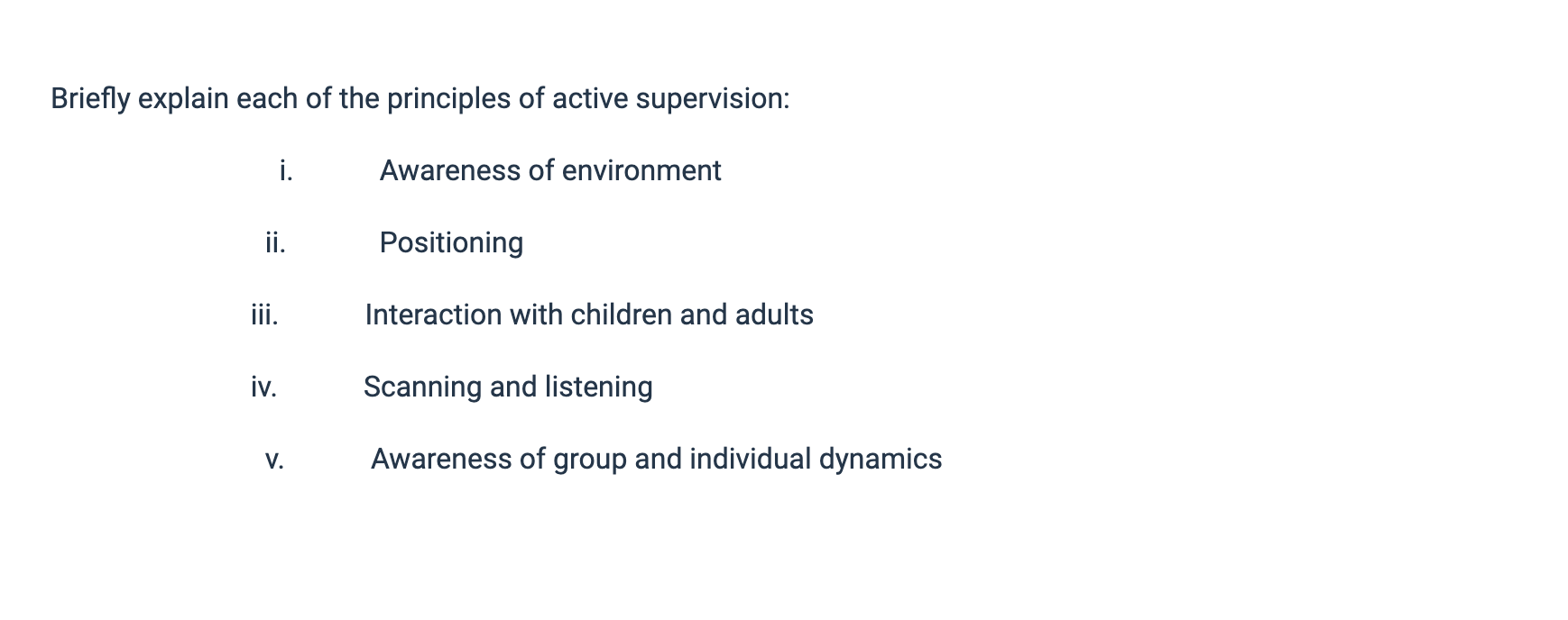 Solved Briefly explain each of the principles of active | Chegg.com