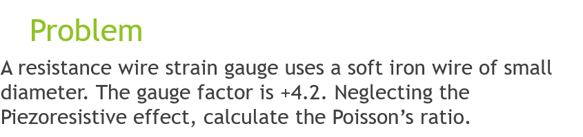 Solved Problem A resistance wire strain gauge uses a soft | Chegg.com