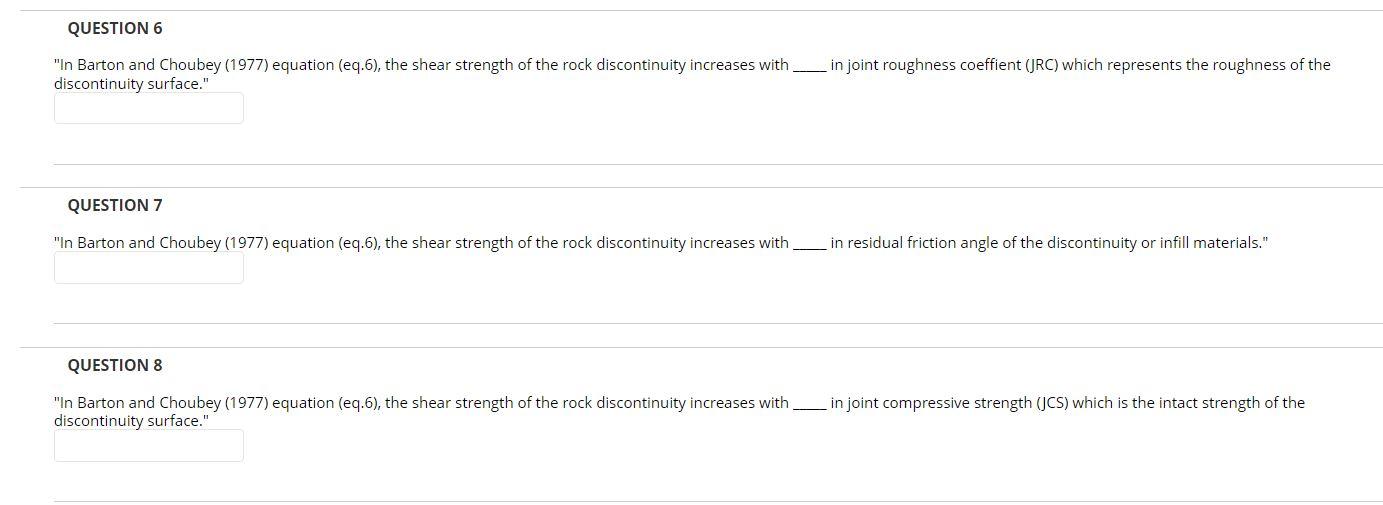 Solved QUESTION 6 "In Barton and Choubey (1977) equation | Chegg.com