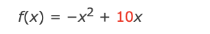 Solved f(x)=−x2+10xf(x)=x2+6x−2 | Chegg.com
