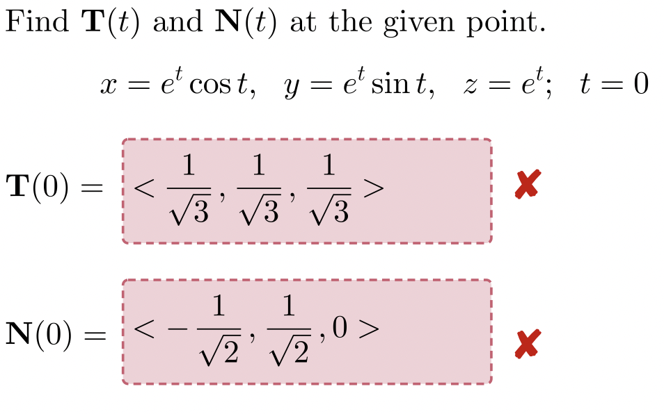 Solved Find T(t) and N(t) at the given point. | Chegg.com