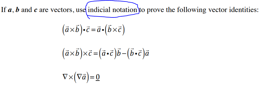 Solved USE INDICIAL NOTATIONS. DON'T EXPAND THEM AND WRITE | Chegg.com