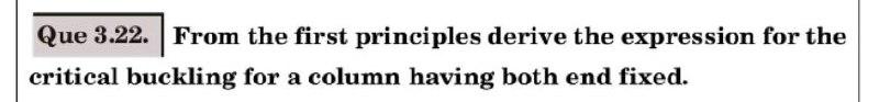 Solved Que 3.22. From the first principles derive the | Chegg.com