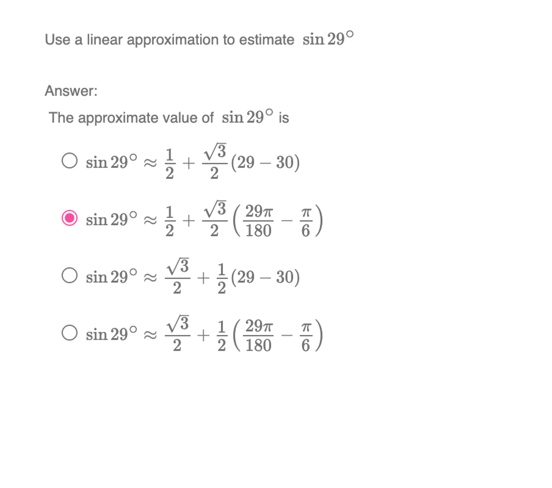 Solved Use a linear approximation to estimate | Chegg.com