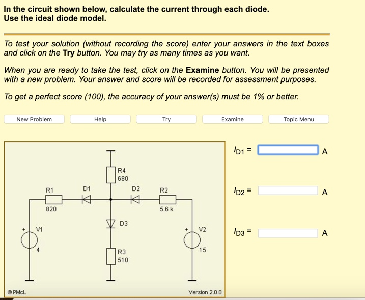 Solved In the circuit shown below, calculate the | Chegg.com