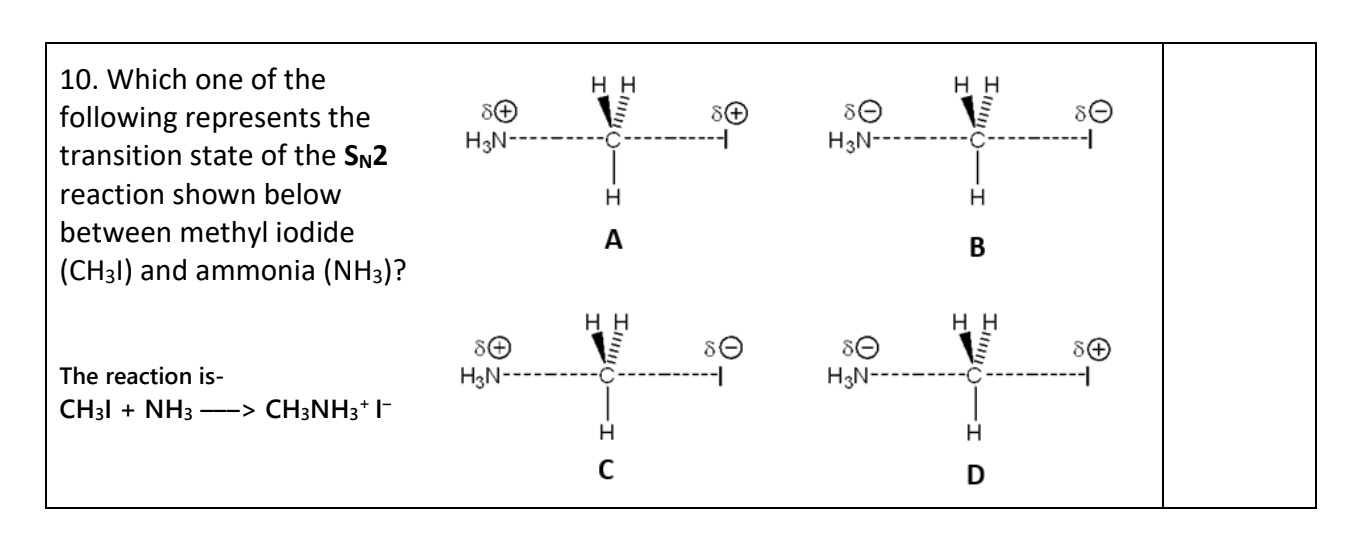 Solved 10. Which one of the following represents the | Chegg.com