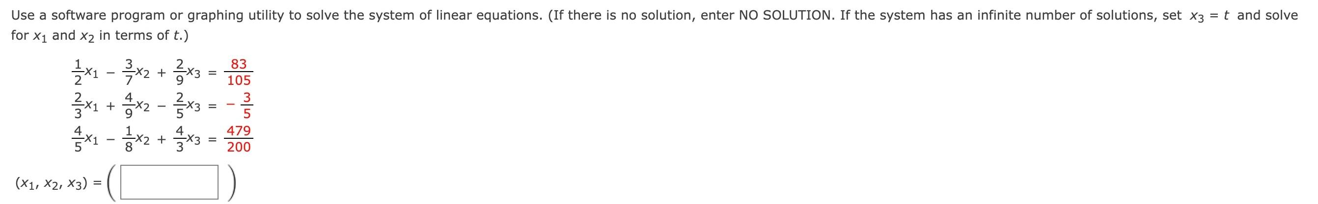 Solved for x1 and x2 in terms of t.) | Chegg.com