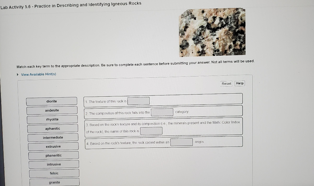 Solved Lab Activity 5.6 - Practice in Describing and | Chegg.com