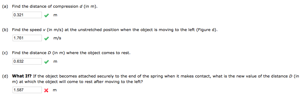 Solved A 1.10-kg object slides to the right on a surface | Chegg.com