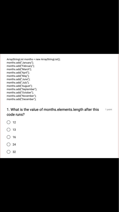 Solved 1 public class ArrayStringList implements Stringlist | Chegg.com