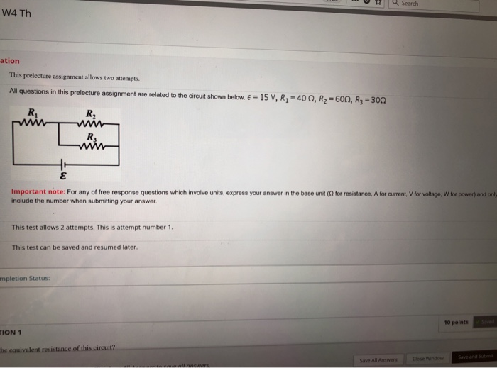 Solved Search W4 Th ation This prelecture assignment allows | Chegg.com