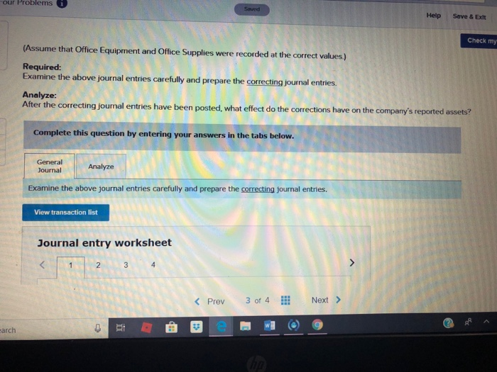 Solved Help Save & Exit Subn Check my work The following | Chegg.com