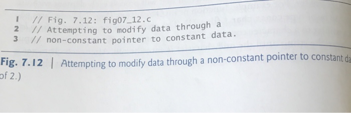 Solved I / Fig. 7.12: fig07_12.c 2 // 3 // Attempting to | Chegg.com