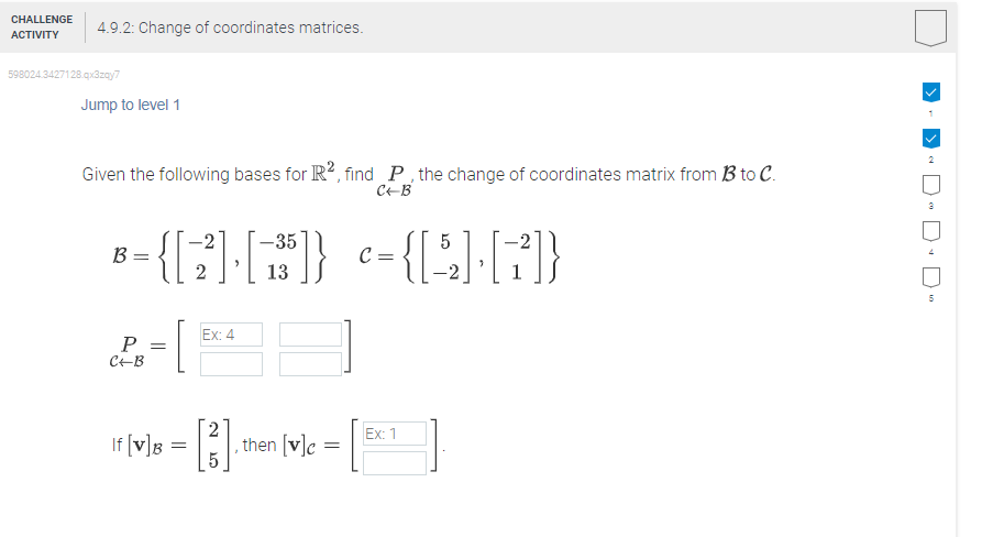 Solved Jump to level 1Given the following bases for R2, | Chegg.com