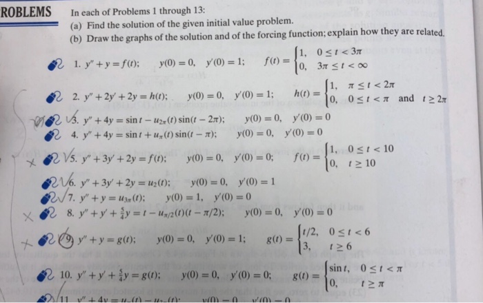 Solved ROBLEMS In each of Problems 1 through 13: (a) Find | Chegg.com Solved ROBLEMS In each of Problems 1 through 13: (a) Find | Chegg.com