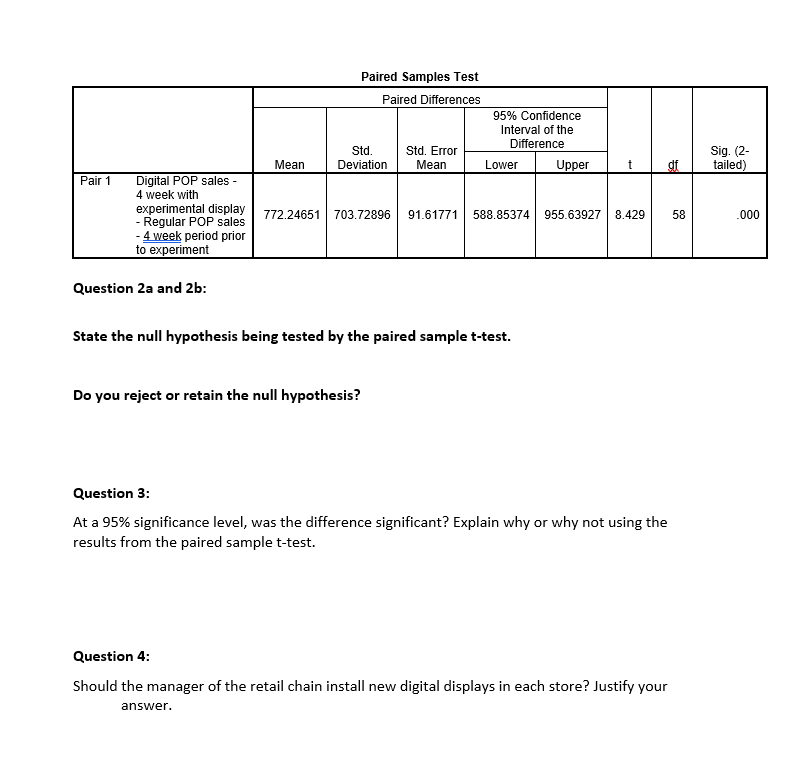 Solved Show me the steps to solve Paired Samples | Chegg.com