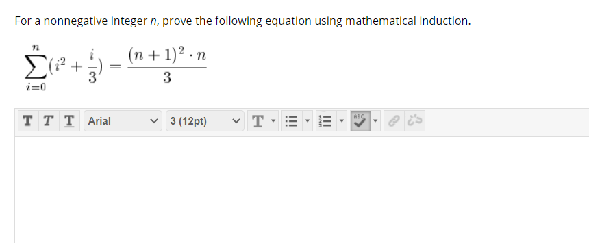 Solved For a nonnegative integer n, prove the following | Chegg.com