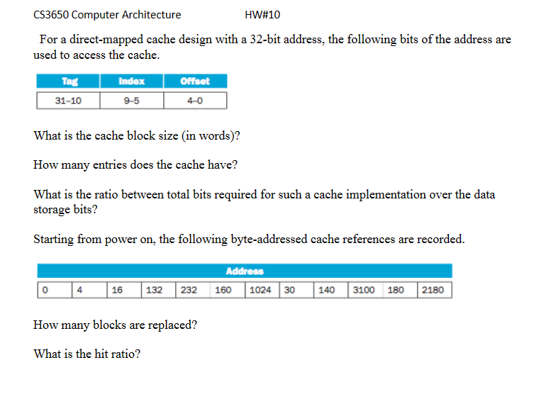 Solved Redo these problems of HW#10 assuming 2-way | Chegg.com